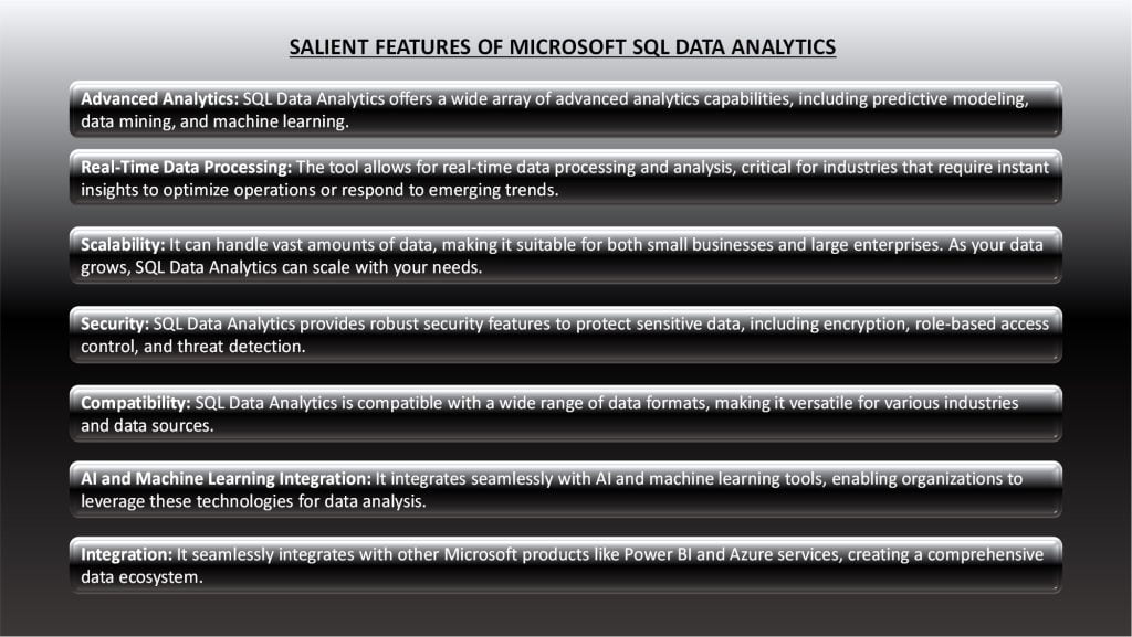 Microsoft SQL - Reliable and scalable database management